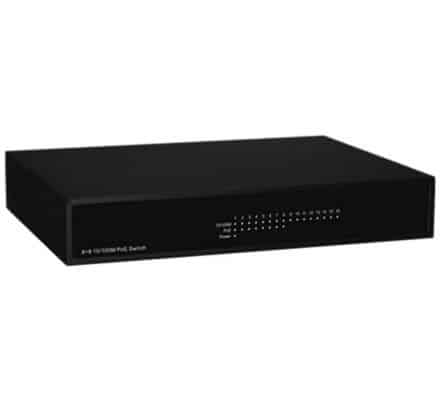 DEXLAN Switch Gigabit 8 ports métal noir – 1PEC'CABLES